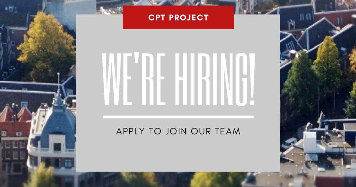 Three vacancies to join the CPT Project - ACTL - University of Amsterdam